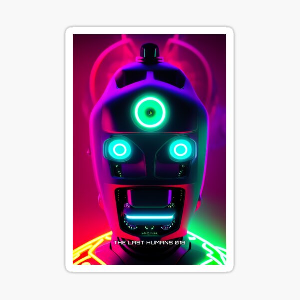 "The Last Humans 018" Sticker for Sale by Mafiagroove | Redbubble
