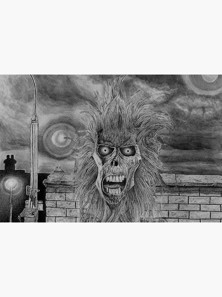 Eddie Iron Maiden Sticker For Sale By Theblackrelic Redbubble