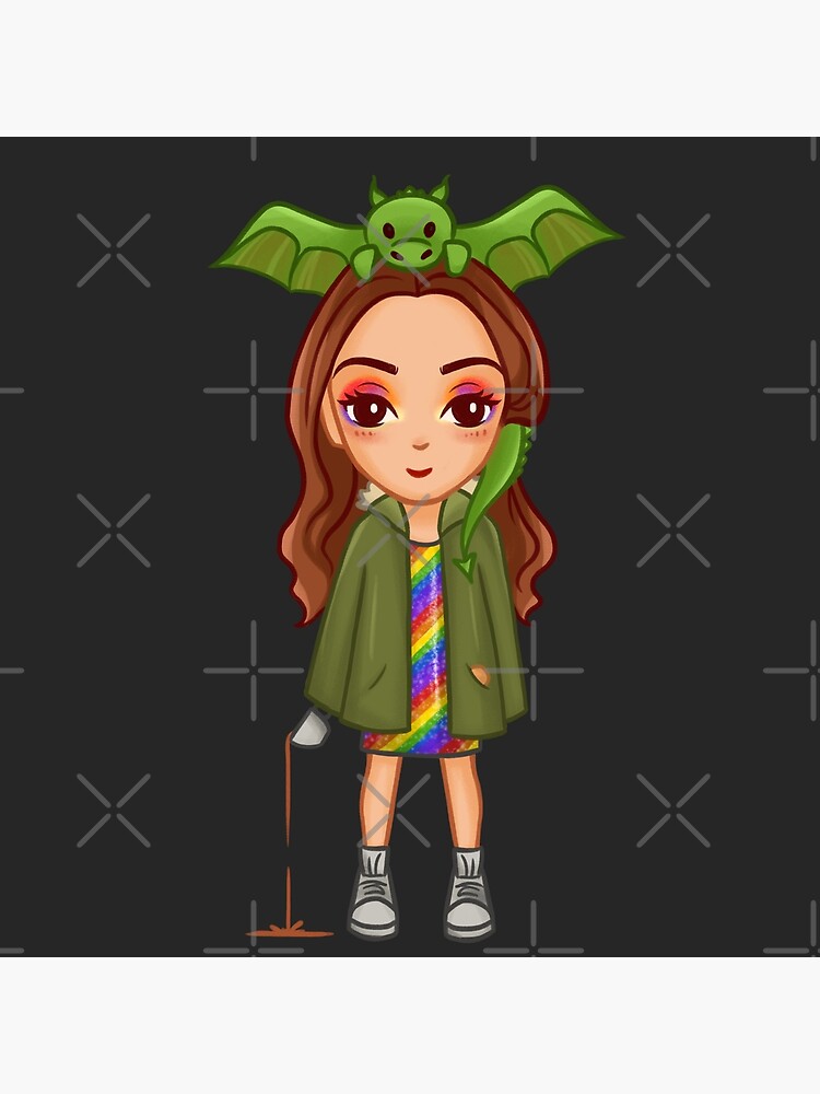 "Jade Personality Chibi" Poster for Sale by CharlottePenn | Redbubble