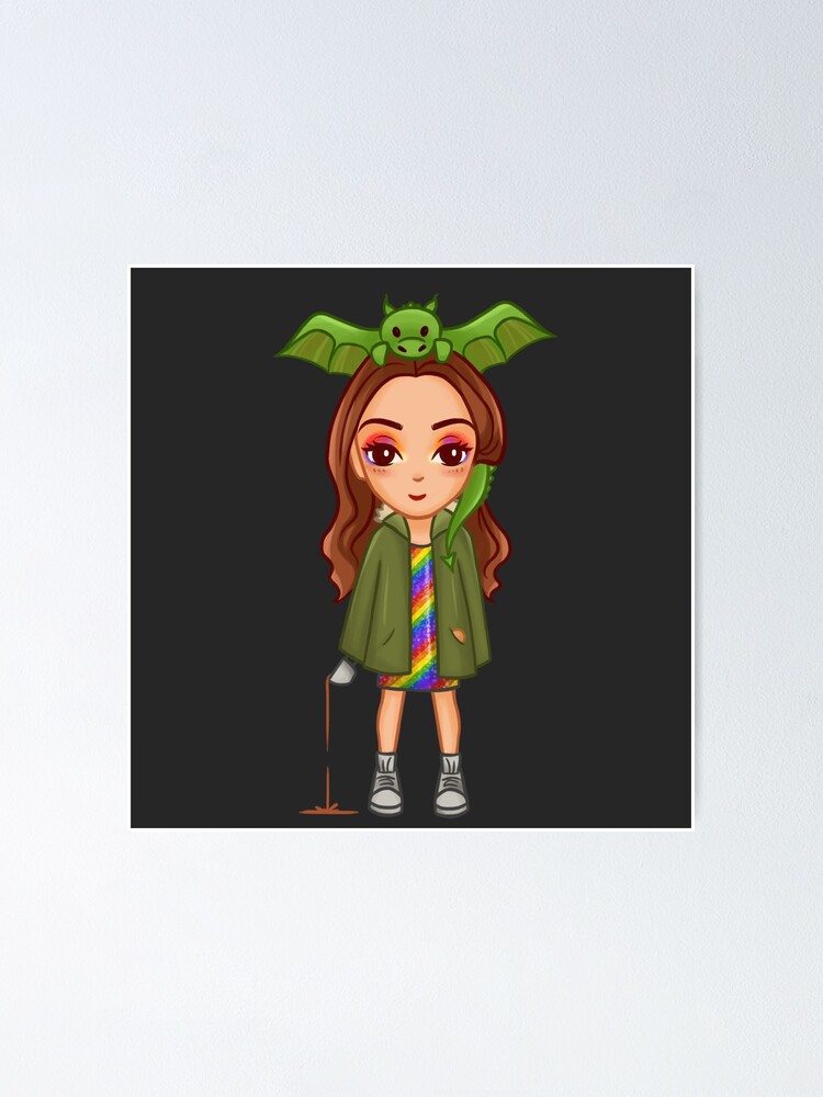 "Jade Personality Chibi" Poster for Sale by CharlottePenn | Redbubble