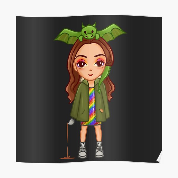 "Jade Personality Chibi" Poster for Sale by CharlottePenn | Redbubble