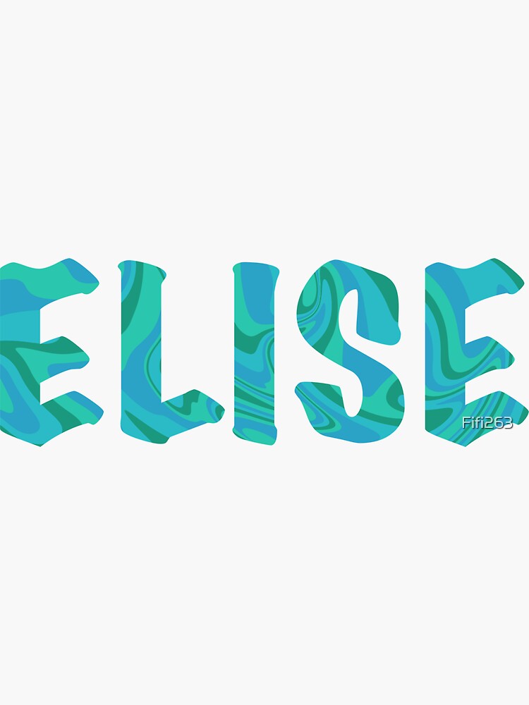 "Elise marble" Sticker for Sale by Fifi263 | Redbubble