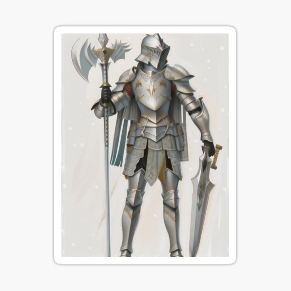 "medieval soldier" Sticker for Sale by CarvalhoCdjs | Redbubble