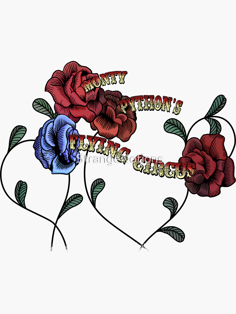 Tribute To Monty Pythons Flying Circus Season One Opening Sequence Animation Art With Flowers
