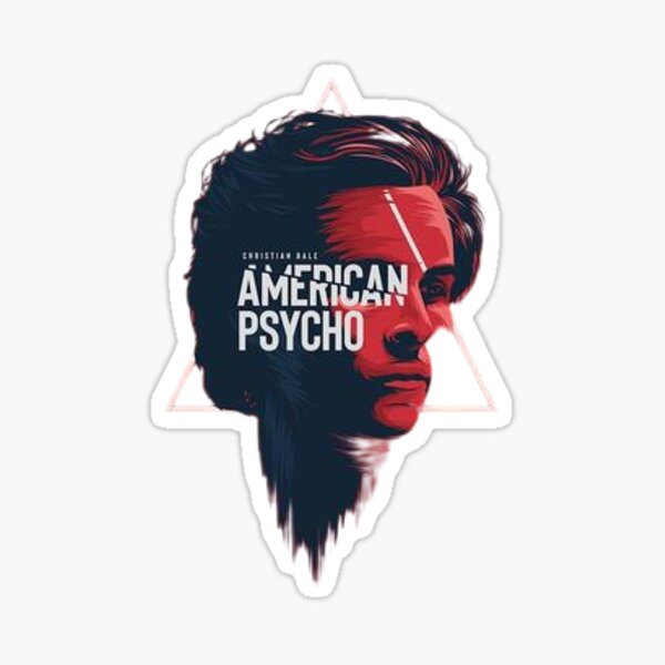 "american psycho" Sticker for Sale by F1ZZY | Redbubble