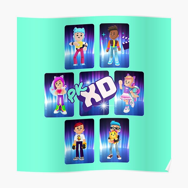 "PK XD, New game, pk xd kids game,pk xd for kids. " Poster for Sale by ...