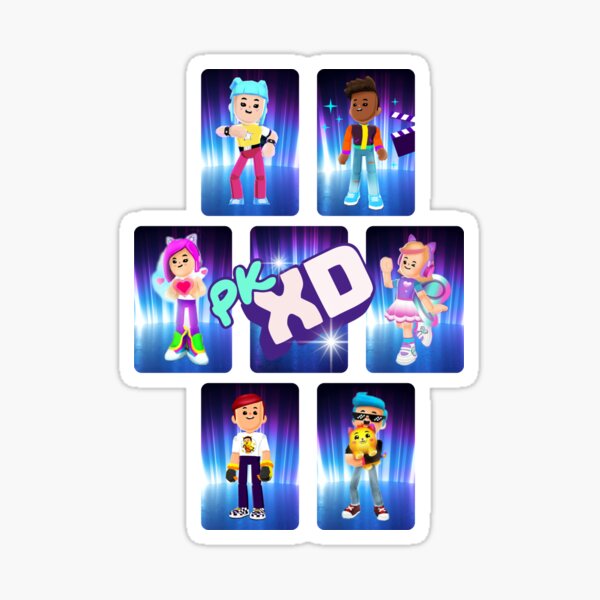 "PK XD, New game, pk xd kids game,pk xd for kids. " Sticker for Sale by ...