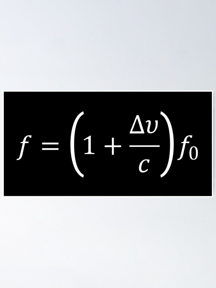 "Doppler Effect" Poster for Sale by ScienceCorner | Redbubble