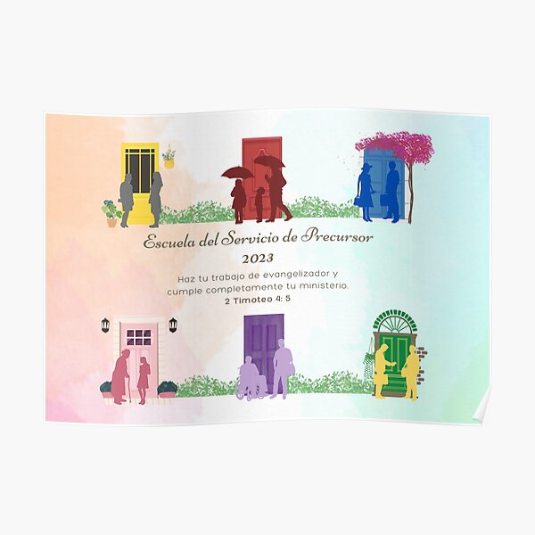"Escuela del Servicio de Precursor; 2023; 2 Timoteo 4:5" Poster for ...