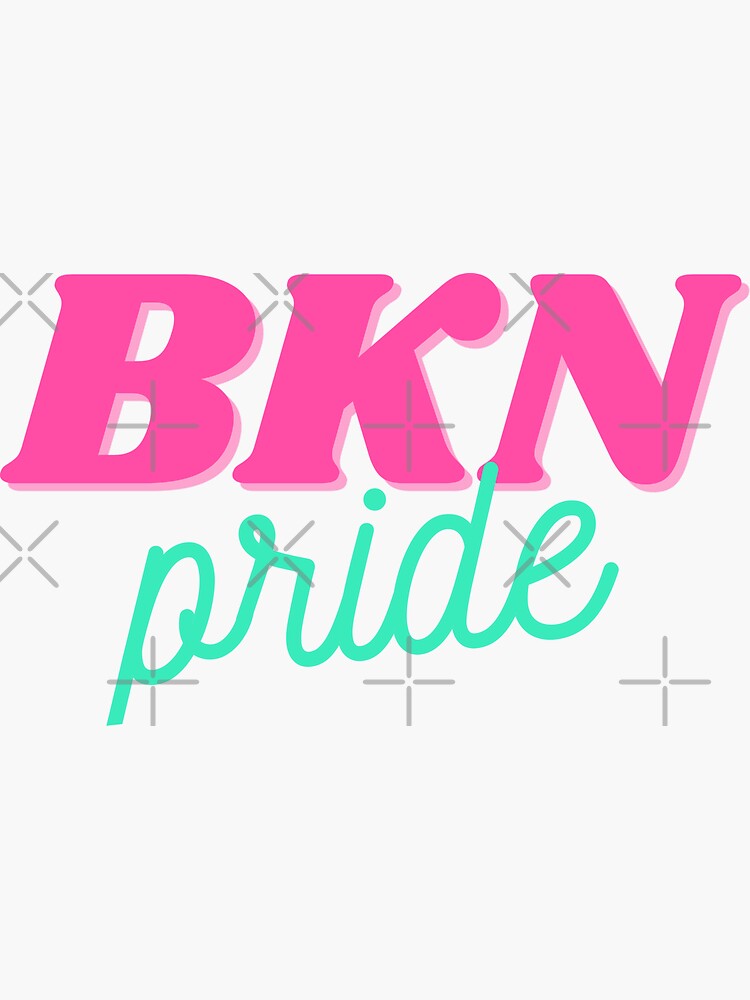 "BKN - pride" Sticker for Sale by m4c-re-invent | Redbubble