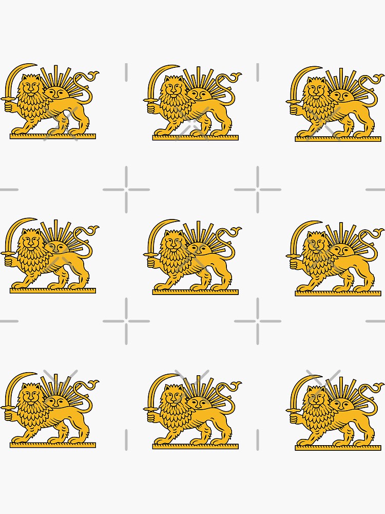 "pack of stickers Persian flag - Persian (iranian) design" Sticker for ...