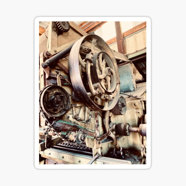 "Old Machine" Sticker for Sale by DarkAngel1200 | Redbubble