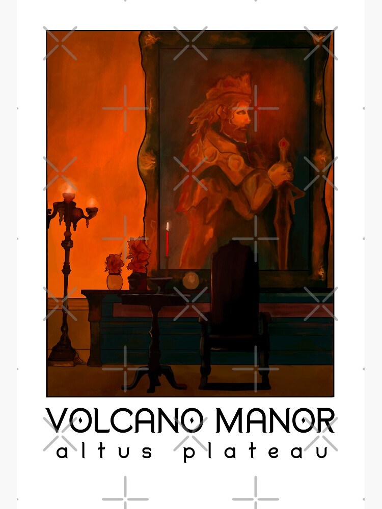 "Volcano Manor" Sticker for Sale by StargirlWares | Redbubble