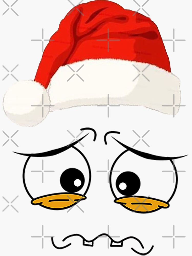 "Funny Christmas face 009" Sticker for Sale by markob85 | Redbubble