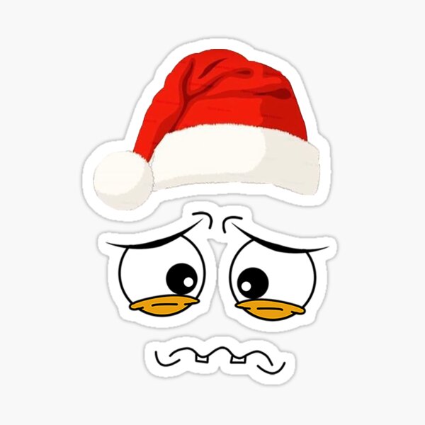 "Funny Christmas face 009" Sticker for Sale by markob85 | Redbubble