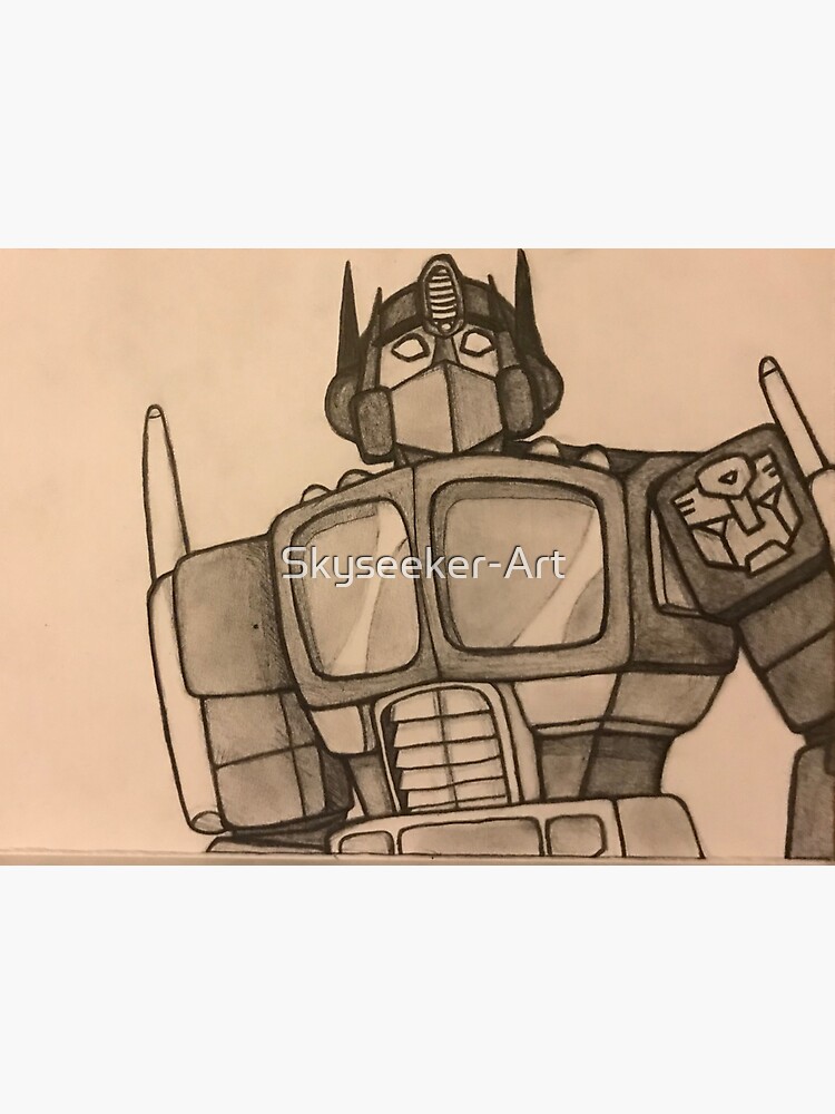 "Optimus Prime G1" Sticker for Sale by Skyseeker-Art | Redbubble