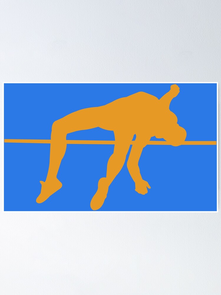 "Mens High Jump" Poster for Sale by BeaSchoney | Redbubble