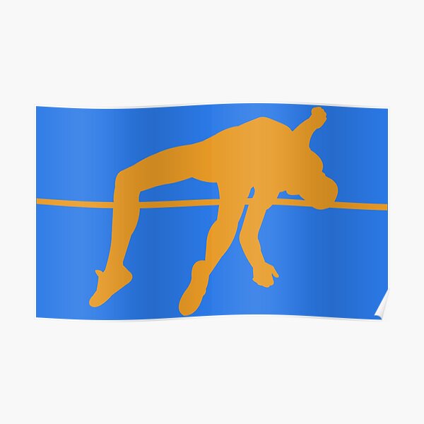 "Mens High Jump" Poster for Sale by BeaSchoney | Redbubble