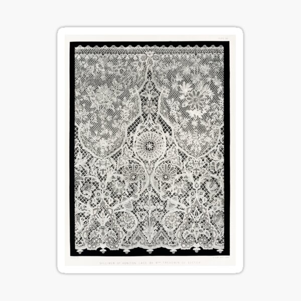 "White Lace Texture" Sticker for Sale by ClassicRose | Redbubble