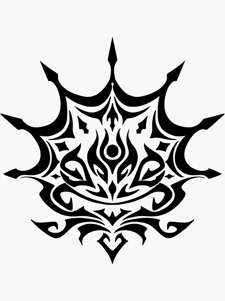 "Baal Bayonetta Sigil " Sticker for Sale by iwannabeold | Redbubble