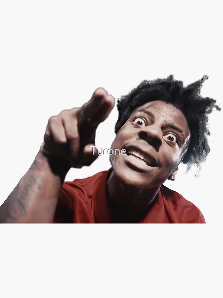 "IShowSpeed Pointing" Sticker for Sale by DeepTyrone | Redbubble