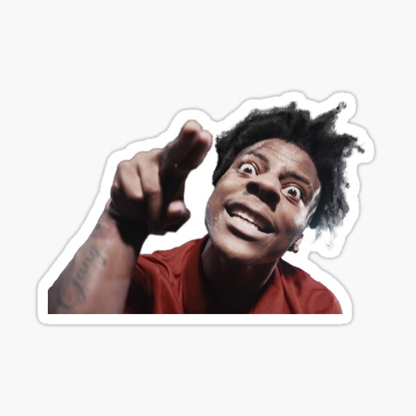 "IShowSpeed Pointing" Sticker for Sale by DeepTyrone | Redbubble