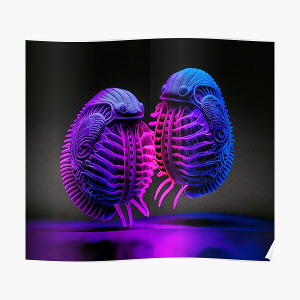 "Trilobite buddies having fun dancing" Poster for Sale by mikecosper ...