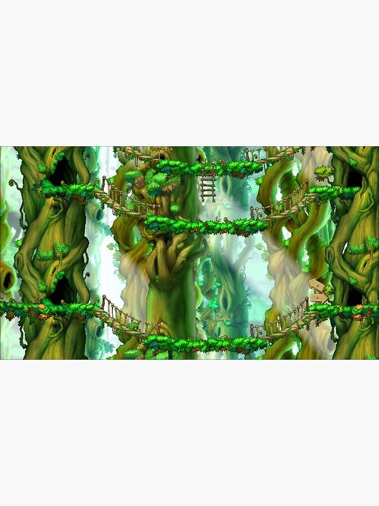 "MapleStory Ellinia Tree Dungeon Nostalgic Forest" Poster for Sale by ...