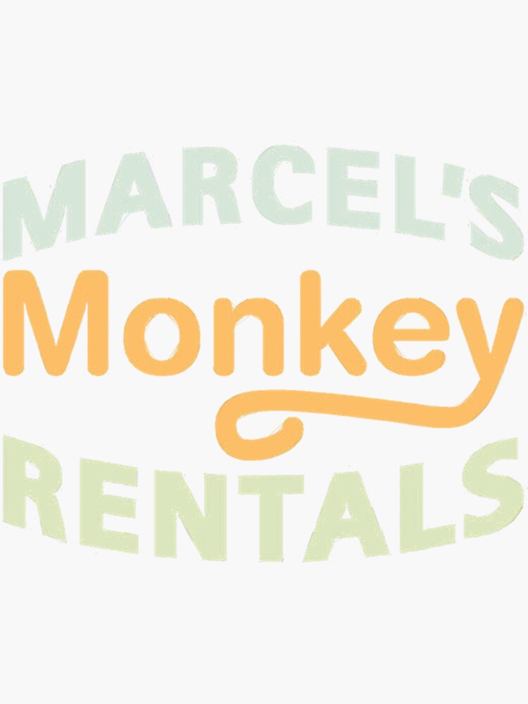 "Marcel" Sticker for Sale by BailaAryanna | Redbubble