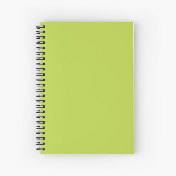 "Bright "Lime green" pantone color" Spiral Notebook for Sale by ...