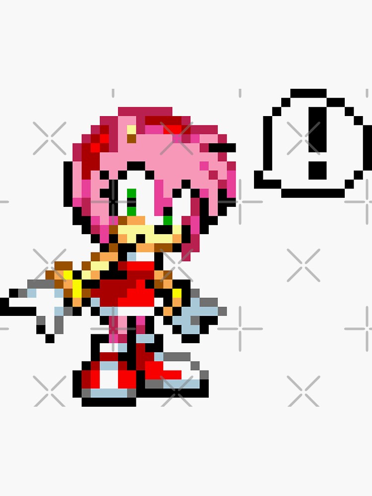 "Surprised Amy" Sticker for Sale by SpriteGuy95 | Redbubble