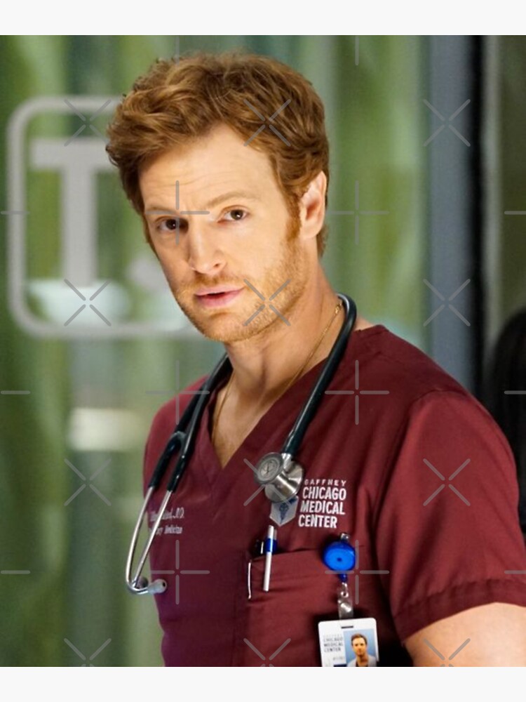 "Dr. Will Halstead, Chicago Med, One Chicago" Sticker for Sale by ...