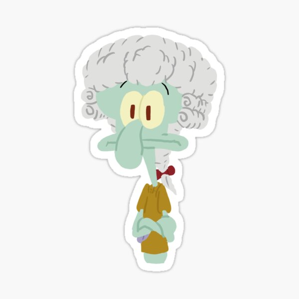 Squidward As Squilliam Sticker For Sale By Vpittore Redbubble