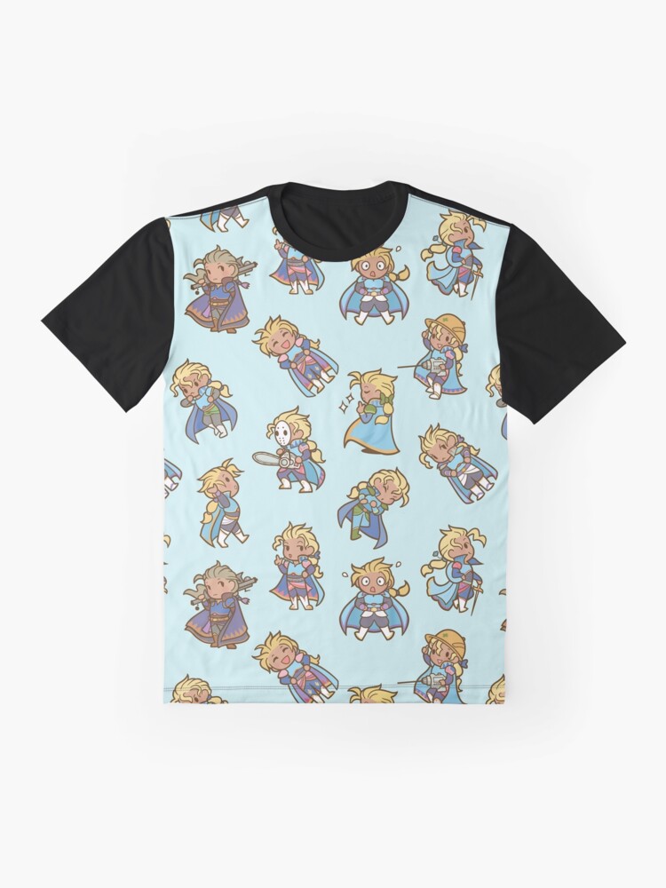 "FF6 Edgar Repeating Tile" Graphic T-Shirt for Sale by ThePhoenixCave ...