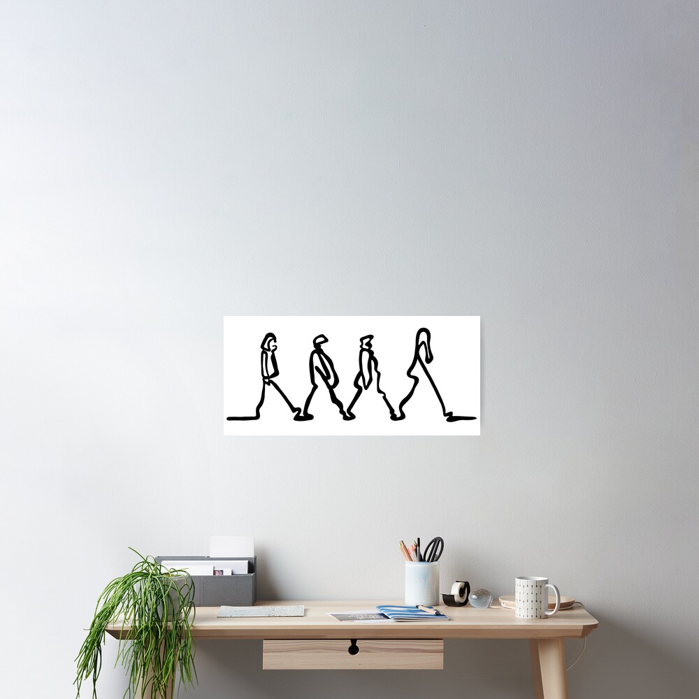 "Abby Road Fan Art" Poster for Sale by unhingedheather | Redbubble