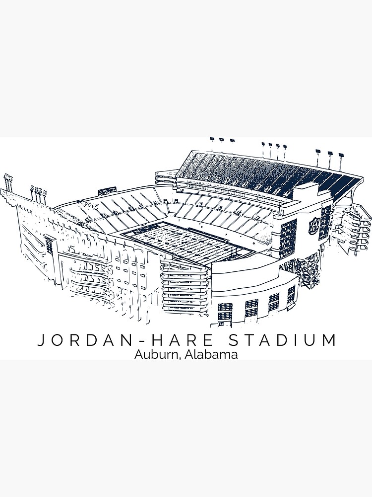 "Jordan-Hare Stadium" Poster for Sale by TENdesignco | Redbubble