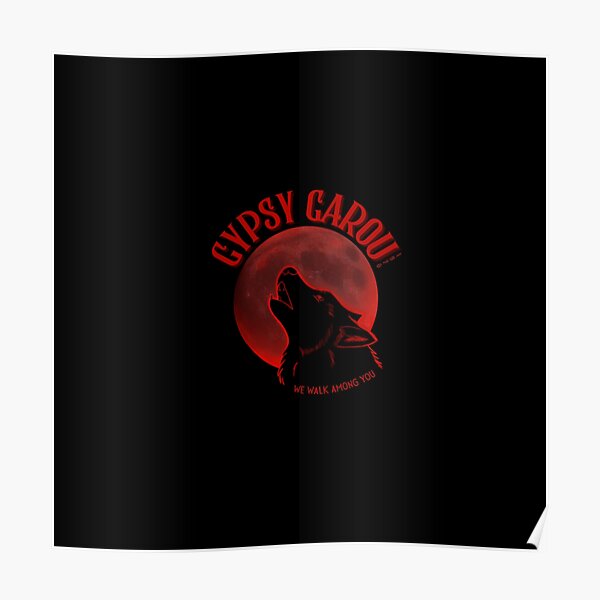"Gypsy Garou Lycan Logo Design" Poster for Sale by GypsyGarou | Redbubble