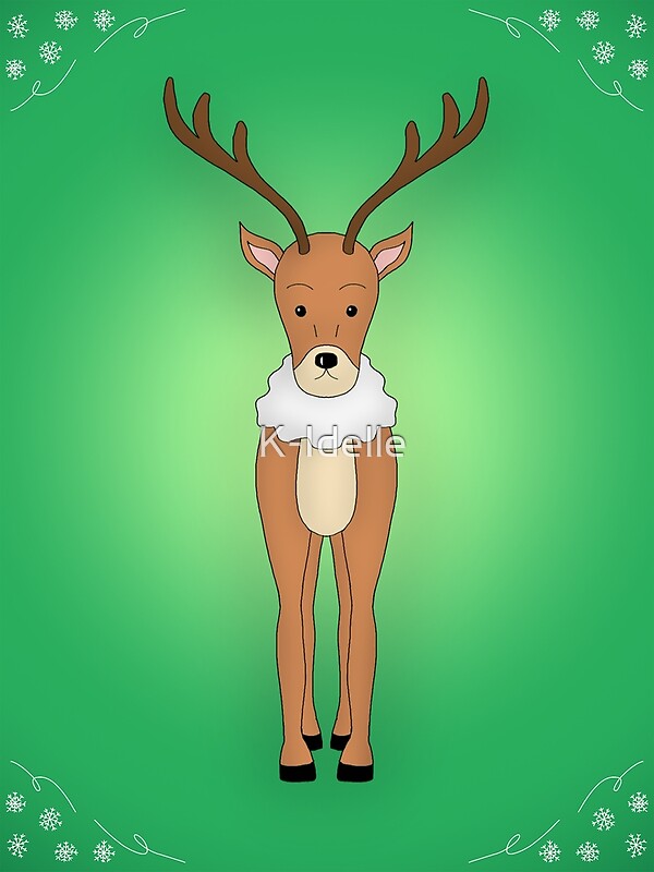 "Roger the Reindeer" by K-Idelle | Redbubble