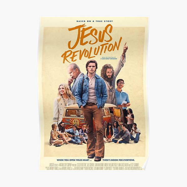 "Jesus Revolution " Poster for Sale by hasleyfoster | Redbubble