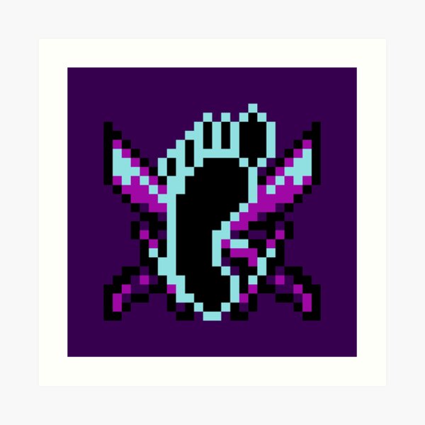 "8-Bit Foot Clan Logo" Art Print for Sale by tOkKa | Redbubble