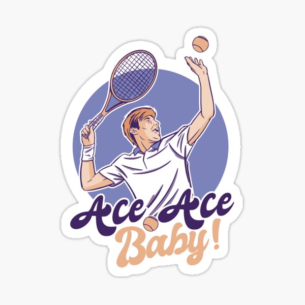 "Ace Ace Baby" Sticker for Sale by Desiznn | Redbubble