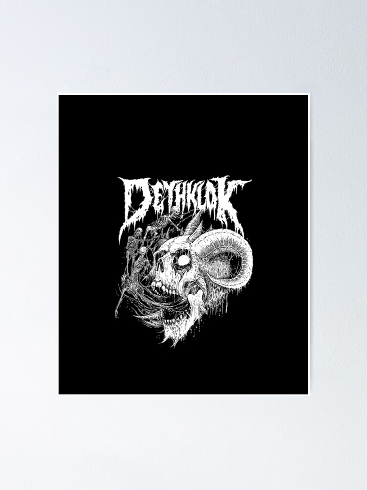 "best-skull-logo-rock-band-dethklok-mestikoemelu " Poster for Sale by ...