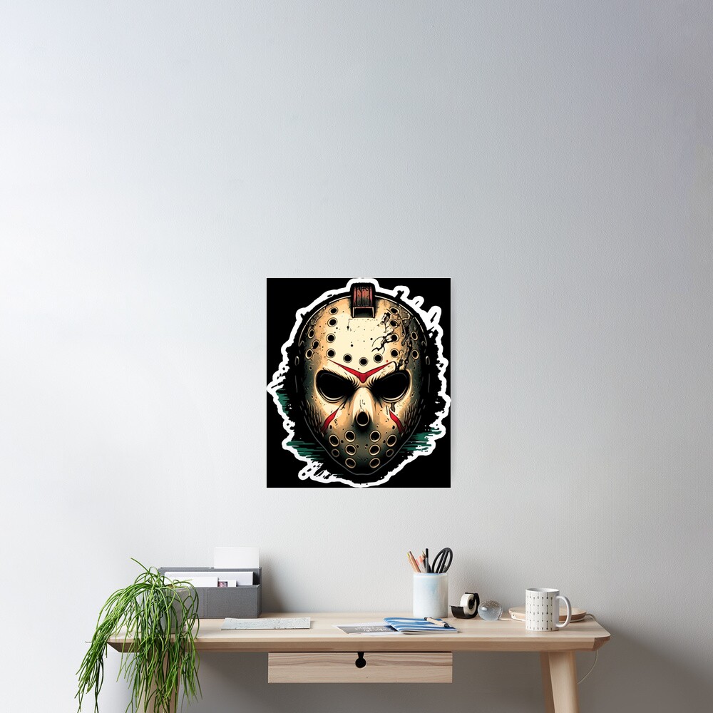 "Jason Voorhees Mask " Poster for Sale by culturestash | Redbubble