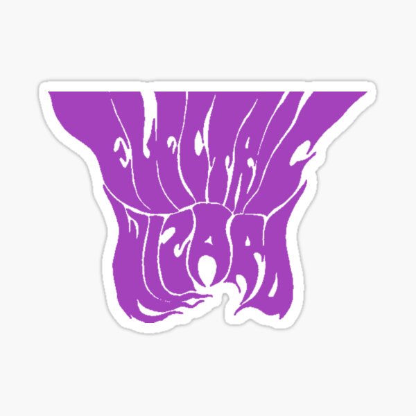 "Purple Electric Logo" Sticker for Sale by LouisGoldstein | Redbubble