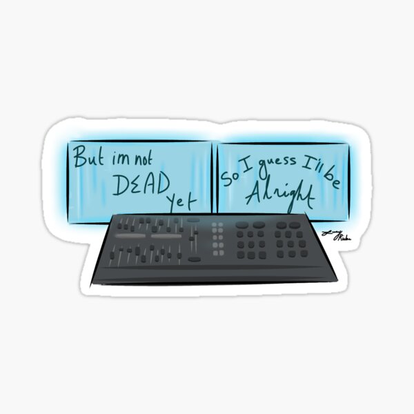 "AJR Quote monitor" Sticker for Sale by LucyGooseyEl87 | Redbubble