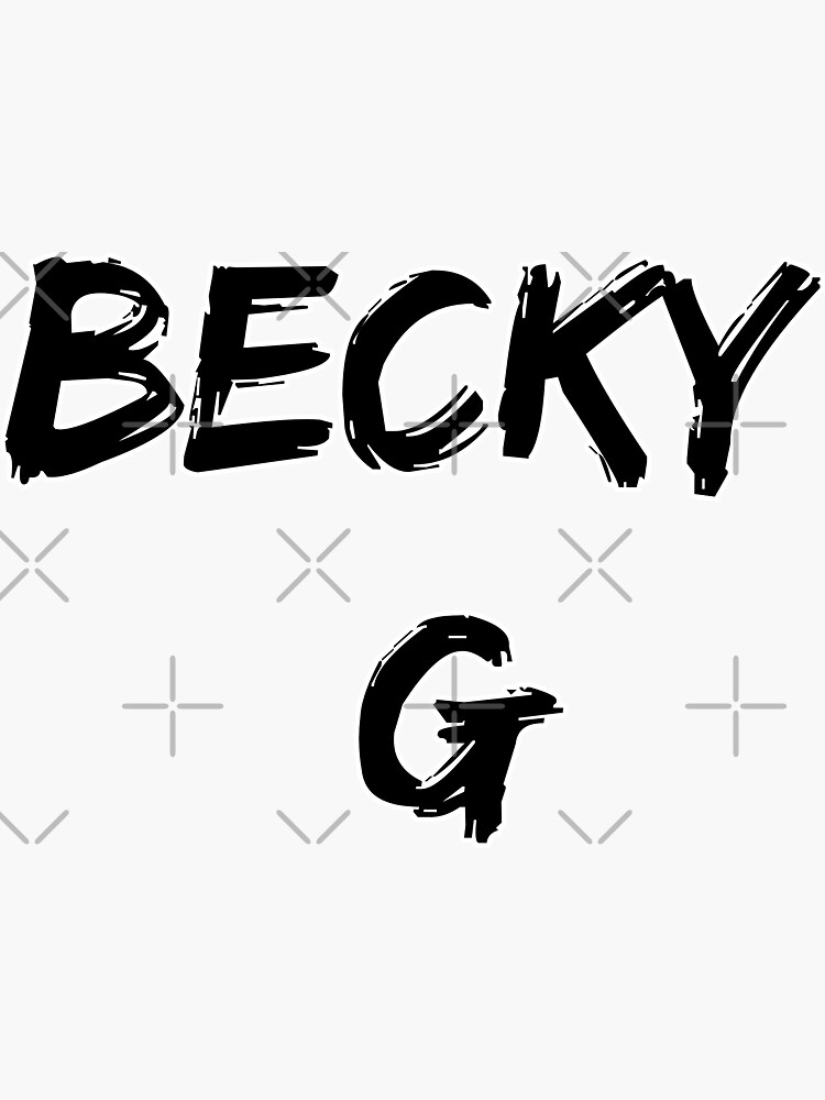 "Becky G 1" Sticker for Sale by Happy-Child | Redbubble