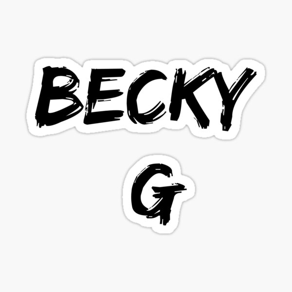 "Becky G 1" Sticker for Sale by Happy-Child | Redbubble