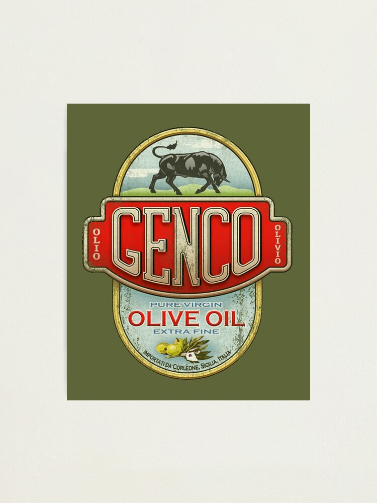 "The Godfather - Genco Olive Oil Co." Photographic Print for Sale by ...