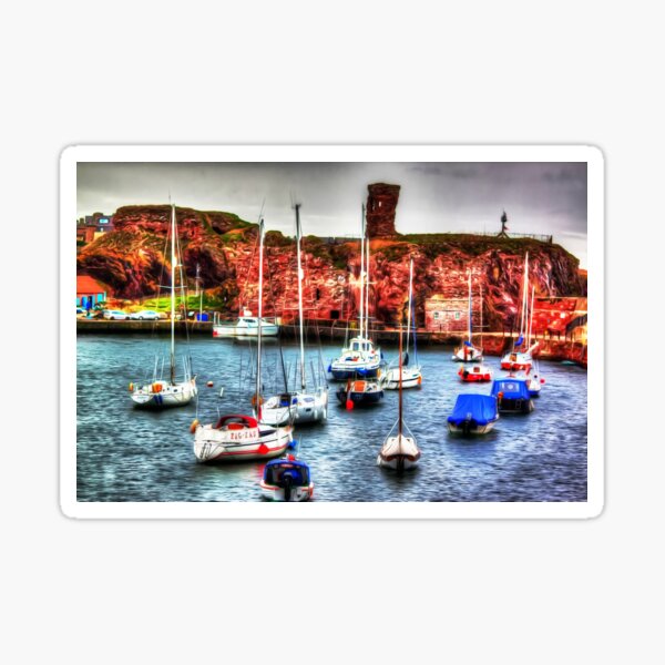 "Dunbar Harbour" Sticker for Sale by Focal-Art | Redbubble