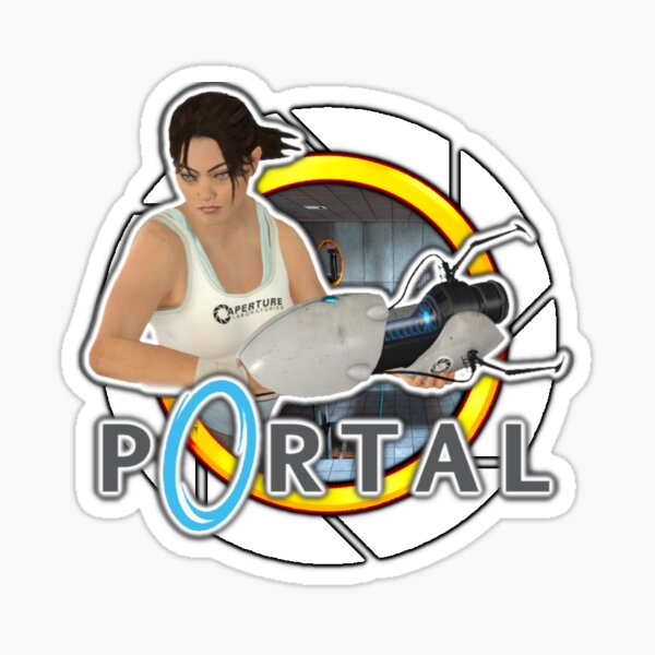"Portal logo" Sticker for Sale by FirzeCrescent | Redbubble